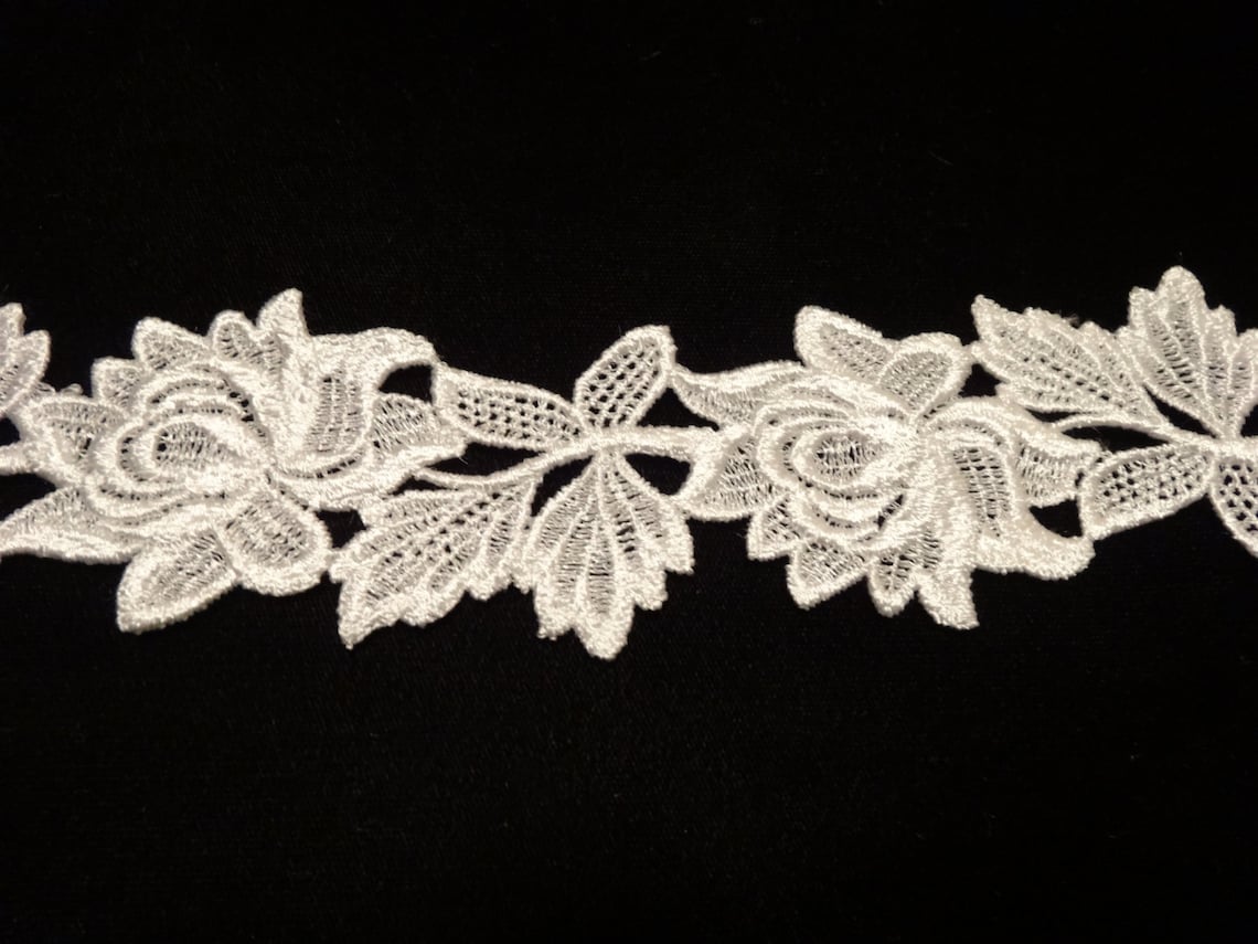 Rose Venise Lace | Etsy