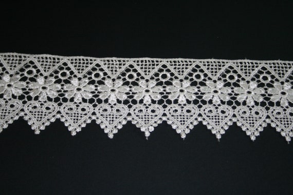 Daisy & Hearts Venise Lace - Etsy