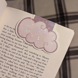Cloud Magnetic Bookmark, Handmade Bookmark, Holographic Bookmark, Cute ...