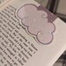Cloud Magnetic Bookmark, Handmade Bookmark, Holographic Bookmark, Cute ...