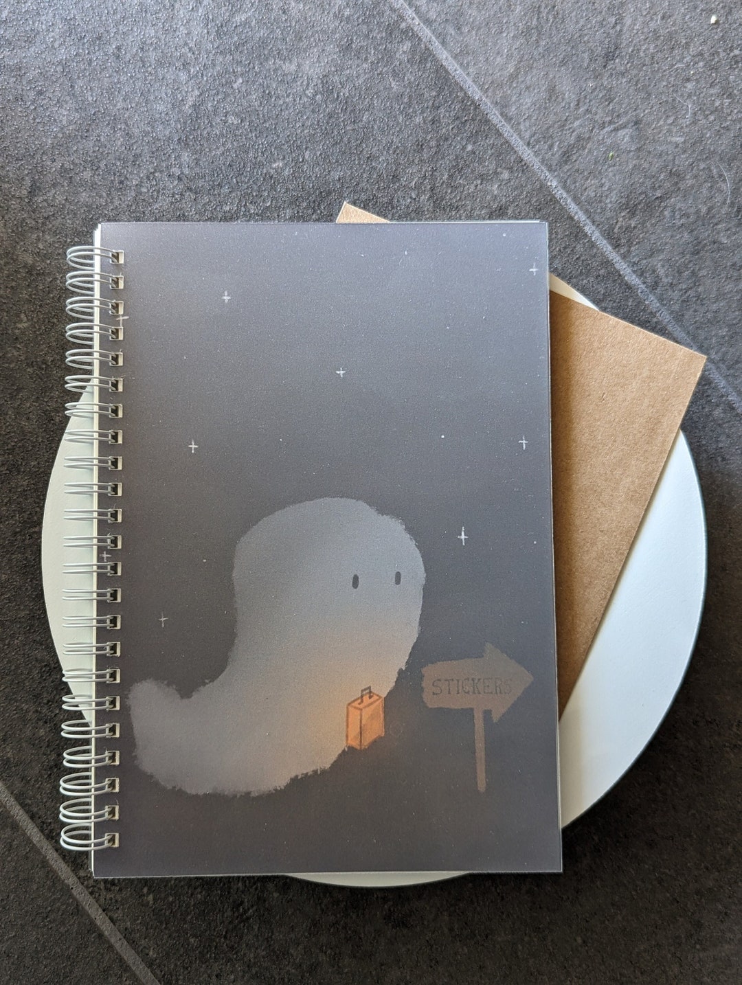 Ghost Sticker Book, Sticker Collection Book, Reusable Sticker Book ...