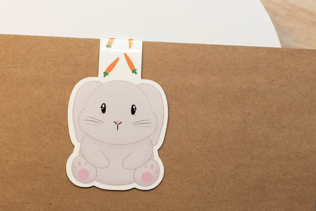 Bunny Bookmark, Bunny Carrot, Easter Bookmark, Easter Gift for Teens ...
