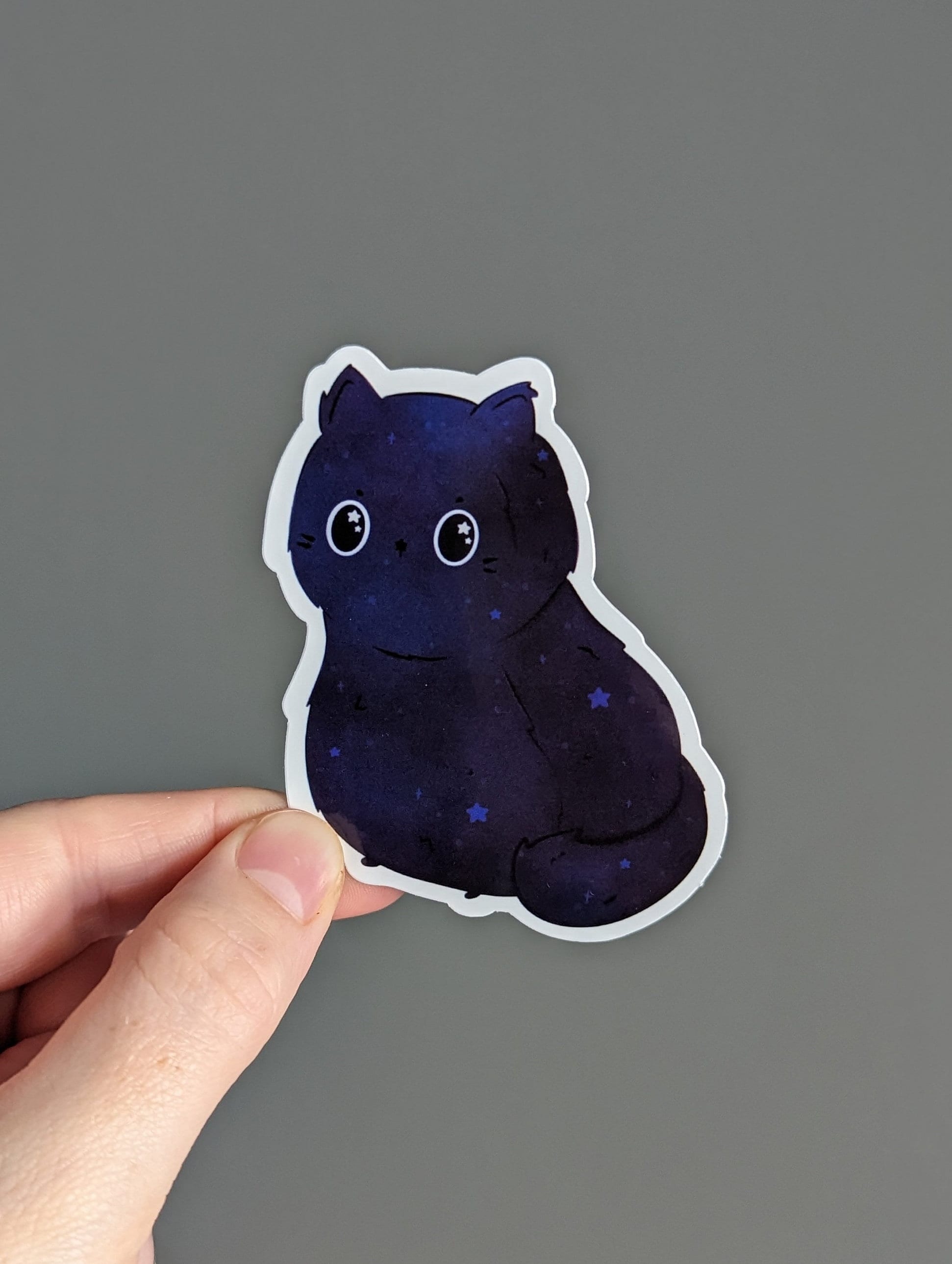 Space Cat Sticker Galaxy Cat Waterproof Cat Sticker Cat - Etsy