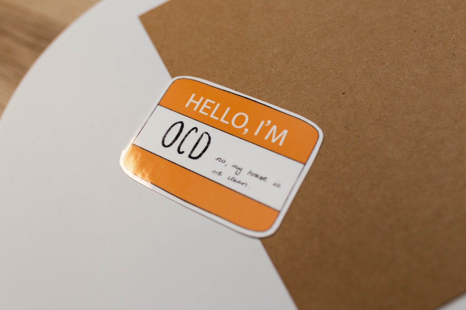 Hello I'm OCD Sticker OCD Awareness Neurodivergent - Etsy