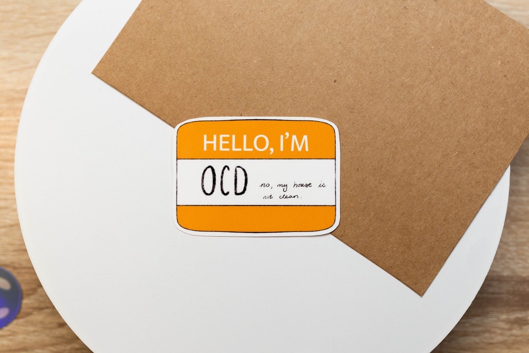 Hello I'm OCD Sticker OCD Awareness Neurodivergent - Etsy