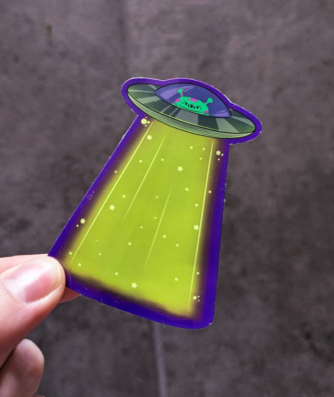 UFO Sticker, Alien Sticker, Waterproof UFO Sticker, Alien Stickers for ...
