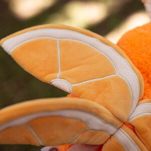Orange Fruit Moth Plush, Fruit Plushie, Food Plush, Cottagecore Gift ...
