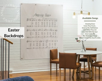 Large Hymn Backdrop - Etsy