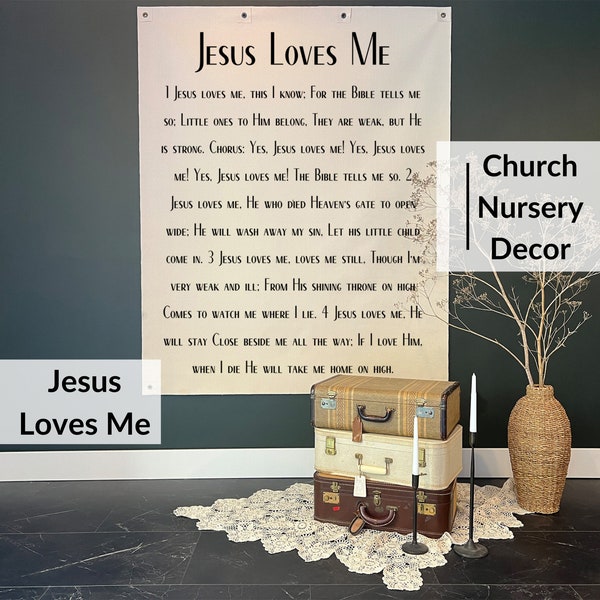 Jesus Sunday School Banner - Etsy