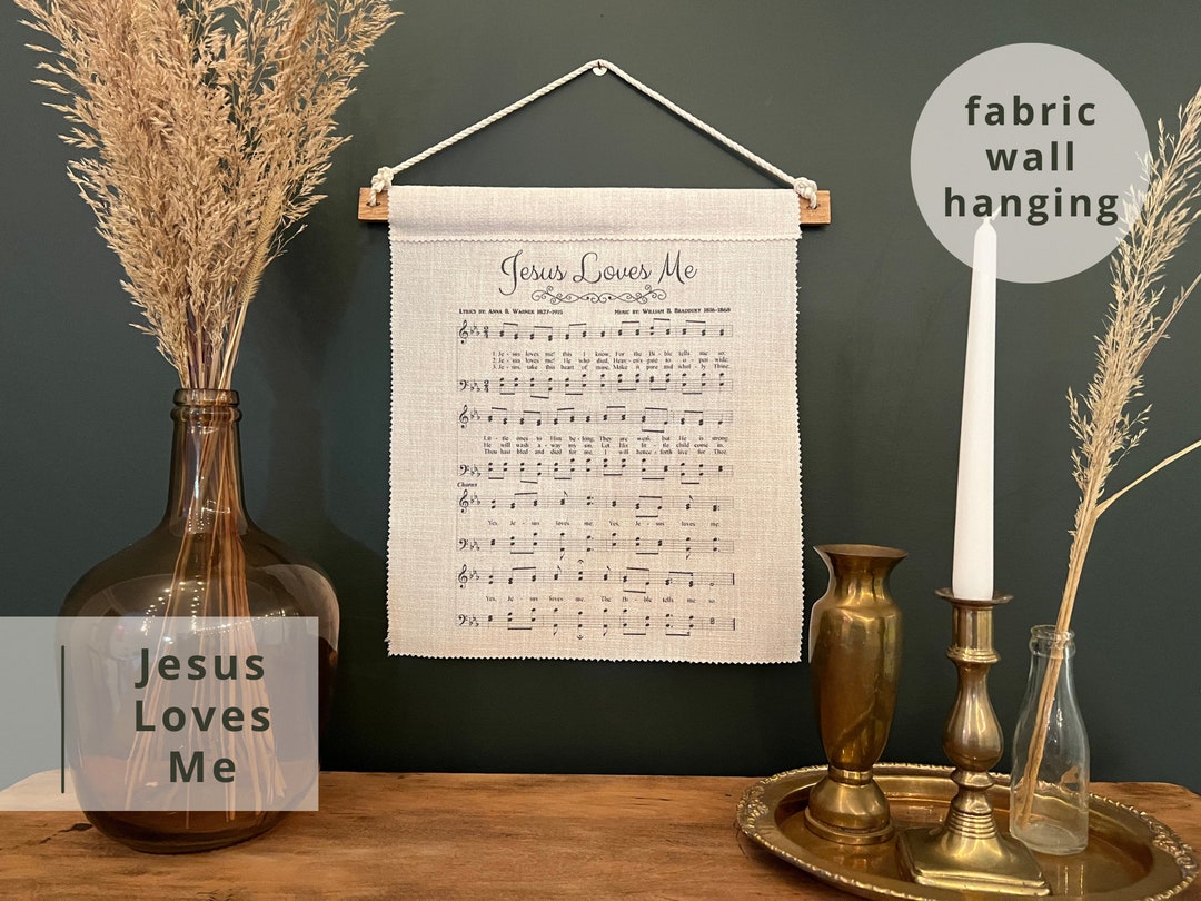 Jesus Loves Me Wall Art Jesus Love Me Nursery Wall Decor - Etsy