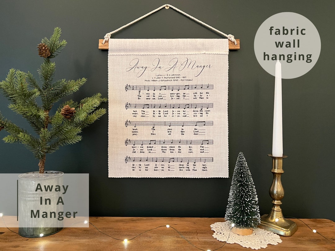 Christmas Carol Wall Art Holiday Decor Christmas Wall - Etsy