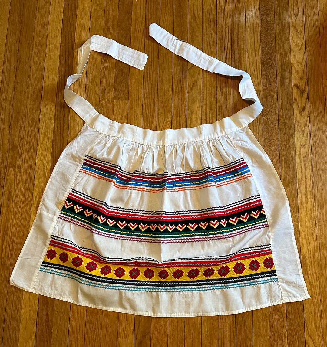 Seminole Cotton Patchwork Apron Miccosukee Native American - Etsy
