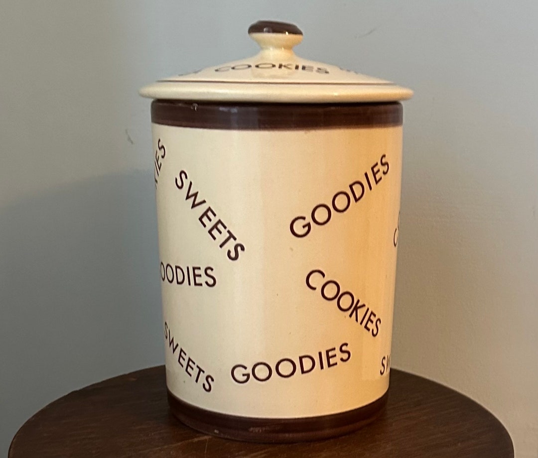 Vintage Sweets, Cookies and Goodies Cookie Jar, Made in Brazil, so Fun ...