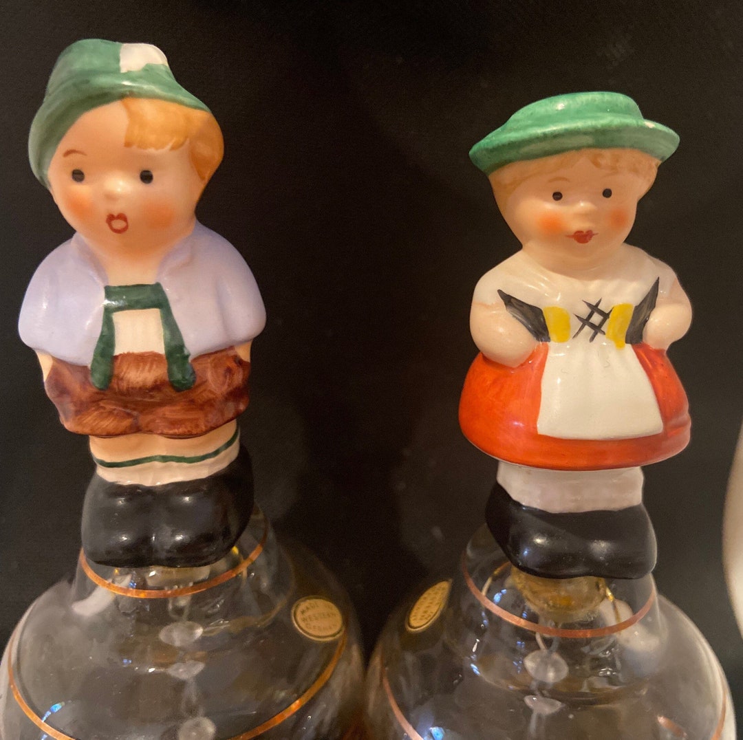 Vintage Hummel-goebel Boy and Girl Crystal Figurine Bell - Etsy
