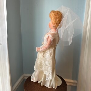 Uneeda Look a Like Doll, Bride With Veil, 21 Inches Tall, Vintage 1960 ...