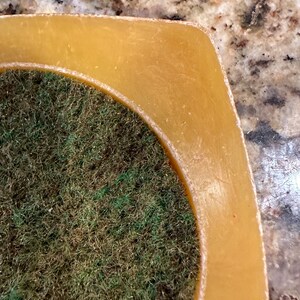 Bakelite, Mid-century Modern Vintage Mustard Bakelite Coasters With ...