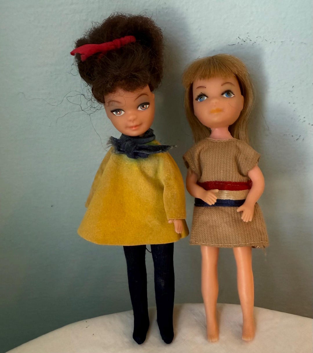 Vintage 1960's Dolls, Made by Uneeda 5-1/4 Inches Tall, U.D. Inc Hong ...