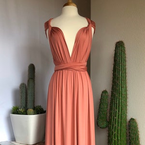 CLAY Bridesmaid Dress/ Custom Length / Convertible Dress / Infinity ...