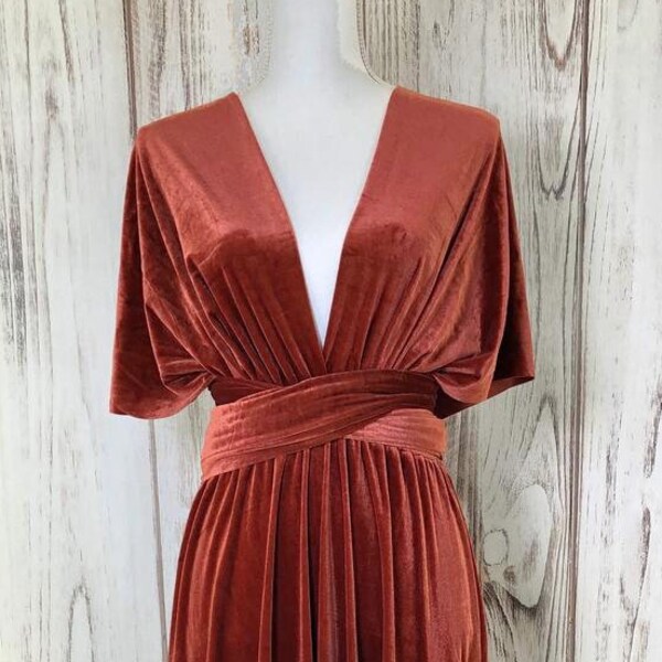 Rust Dress - Etsy