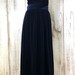 Navy Blue VELVET Infinity Dress/ Bridesmaids Dress/ Convertible Dress ...