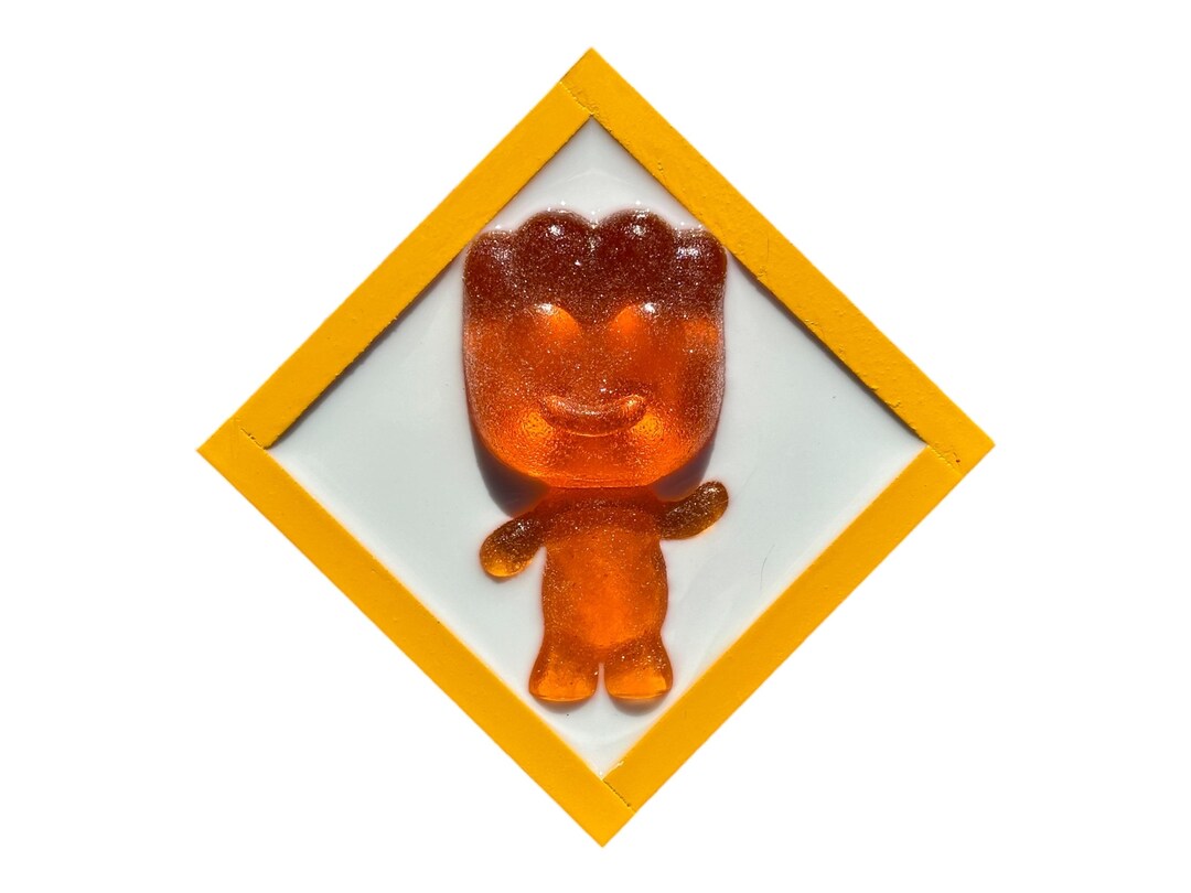 SOUR PATCH KID Gummy Bear Resin 3D Pop Food Art One of a Kind Candy ...