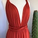 RUST Bridesmaid Dress/ CUSTOM Lengths/ Convertible Dress / Infinity ...