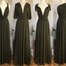 FOREST GREEN Bridesmaid Dress/ CUSTOM Lengths/ Convertible Dress ...