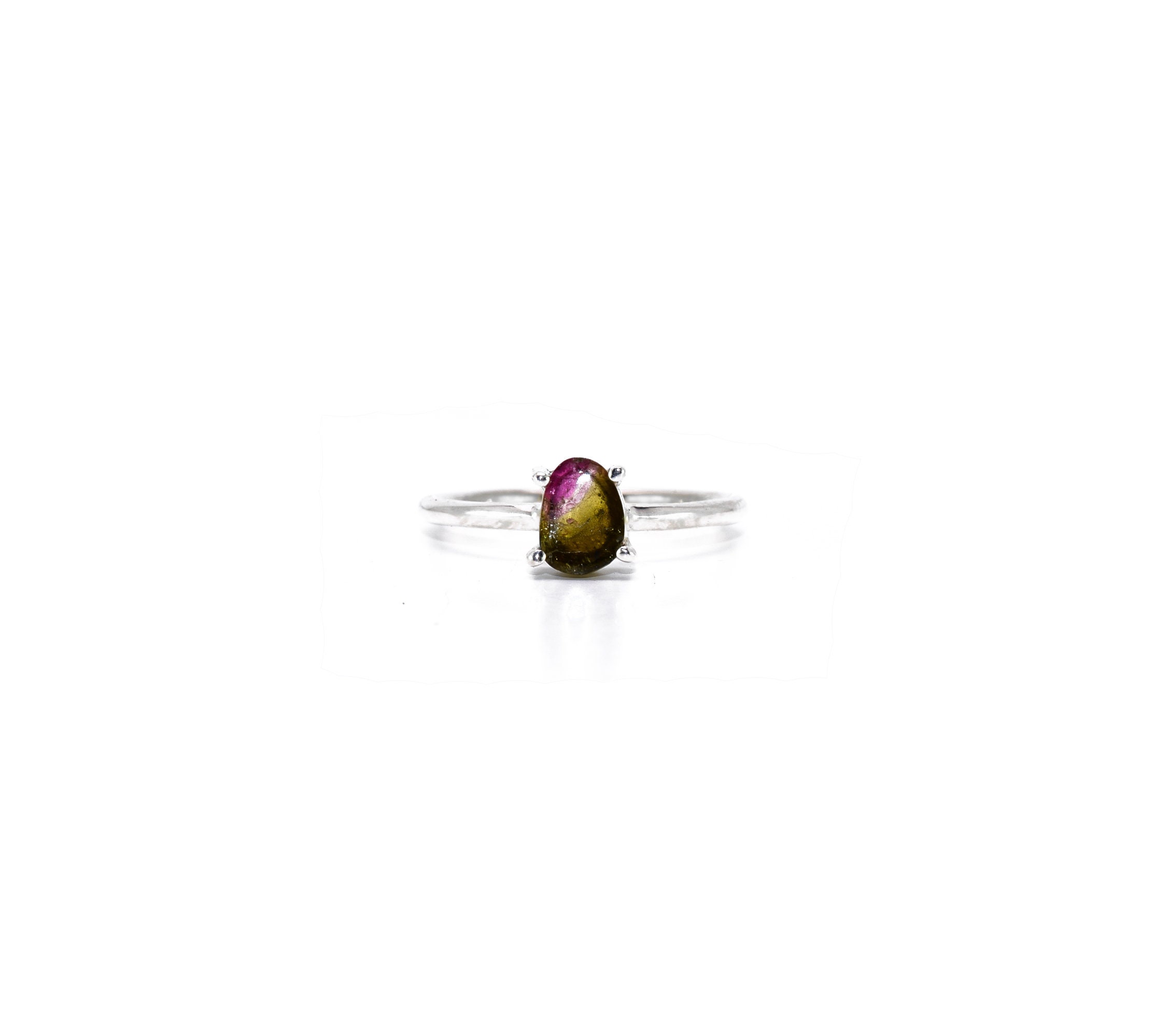 WATERMELON TOURMALINE Slice Ring / Sterling Silver Watermelon ... WATERMELON TOURMALINE Slice Ring / Sterling Silver Watermelon ...