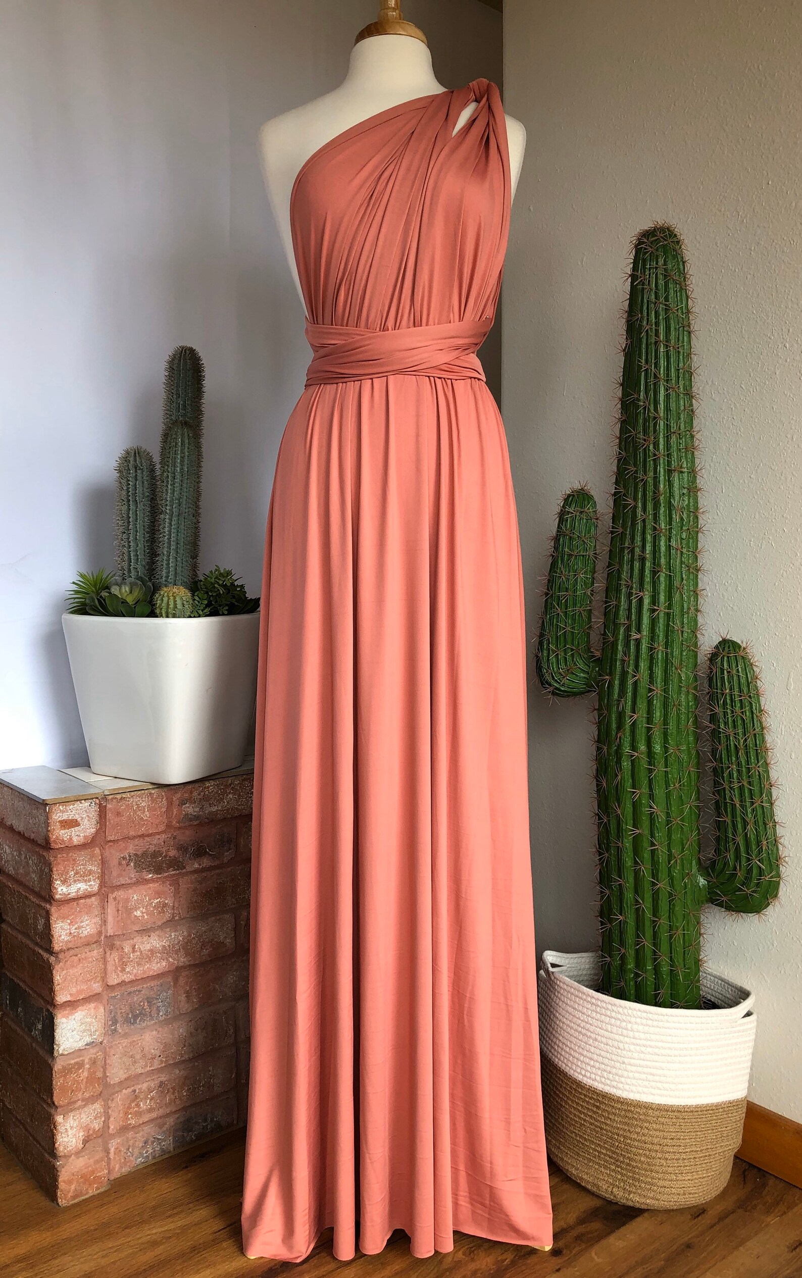 CLAY Bridesmaid Dress/ Custom Length / Convertible Dress / - Etsy