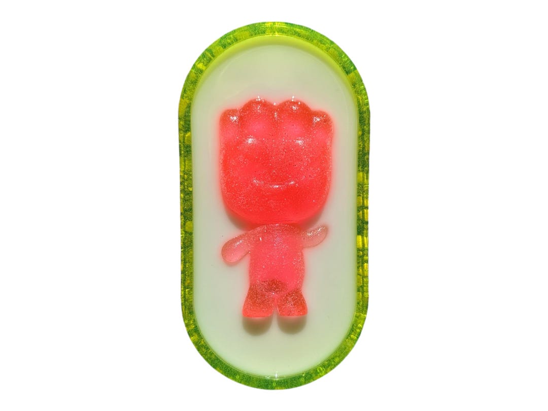 SOUR PATCH KID Gummy Bear Resin 3D Pop Food Art One of a Kind Candy ...
