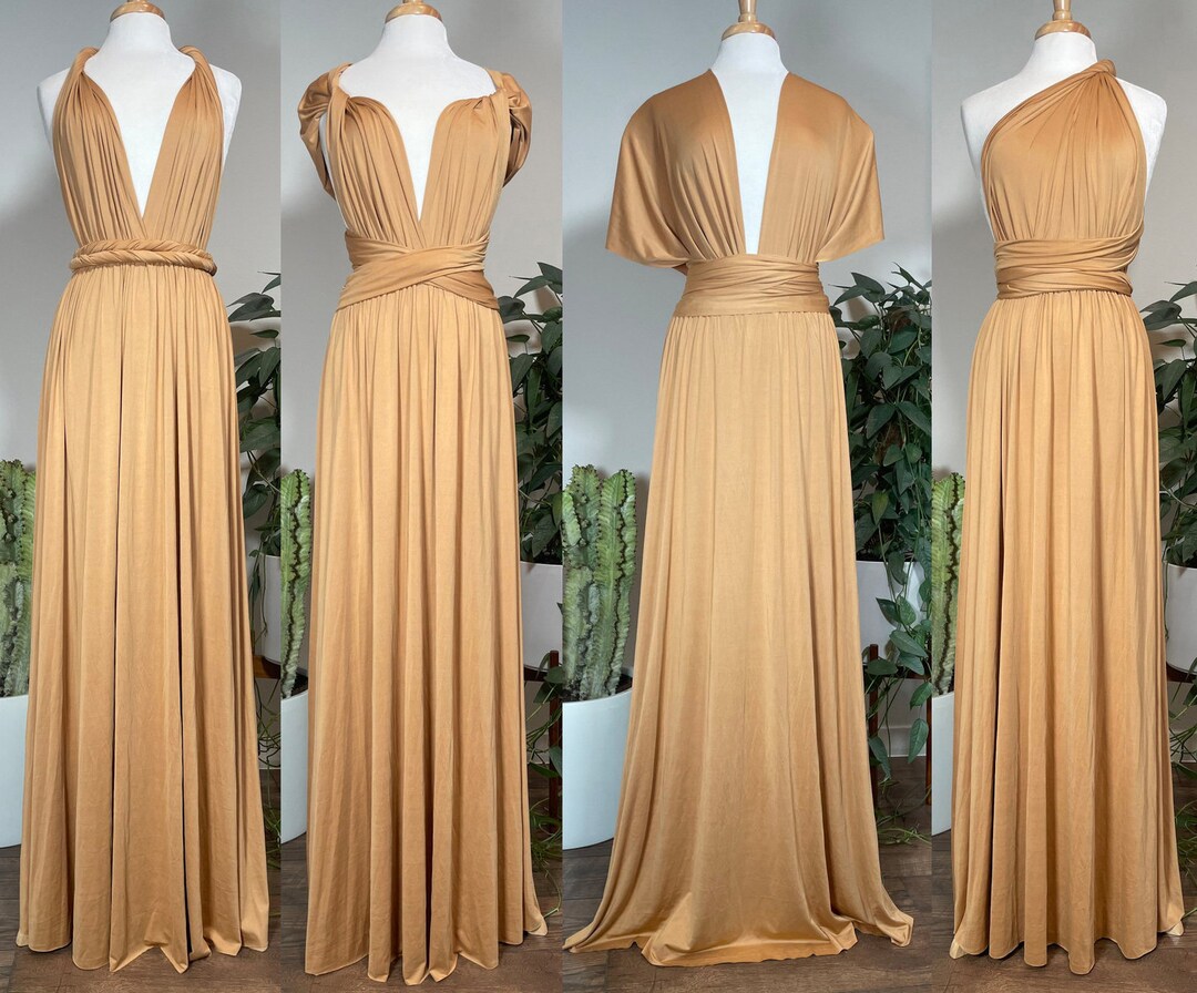 SAND Bridesmaid Dress/ Convertible Dress / Infinity Dress/ Multiway ...