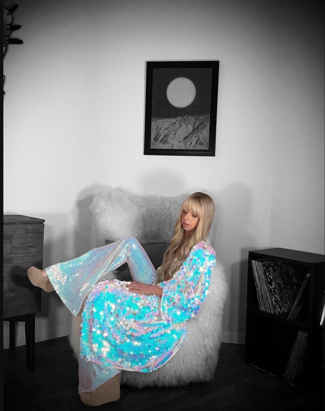 Iridescent Pastel Sequins Kimono Jacket Duster Sequins Etsy