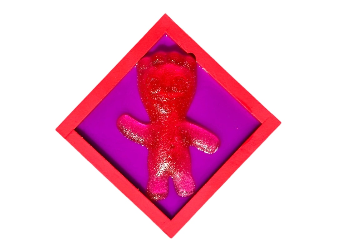 SOUR PATCH KID Gummy Bear Resin 3D Pop Food Art One of a Kind Candy ...