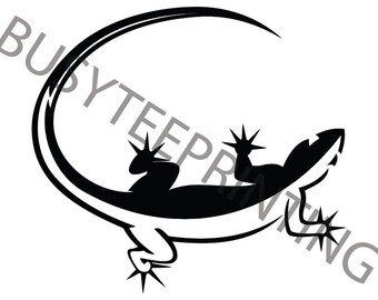 Gecko decal | Etsy