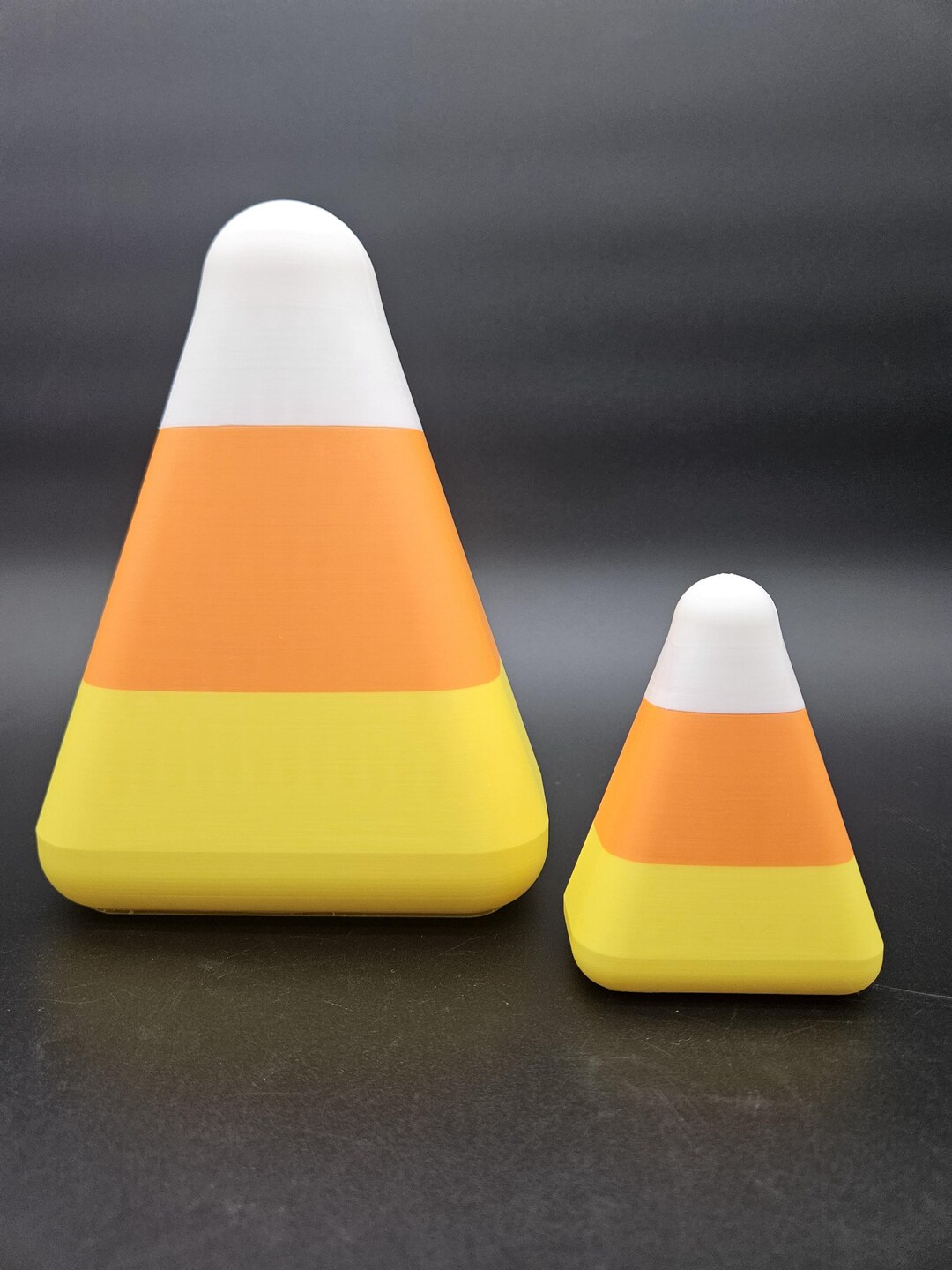 Giant Candy Corn Set of 2 Candy Corn Containers Large Candy Corn ...