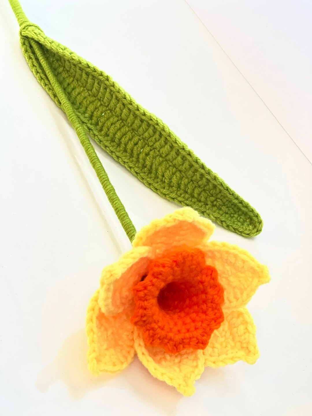 Crochet DAFFODIL Pattern PDF. Easy DIY Floral Craft Instructions and Tutorial - Etsy
