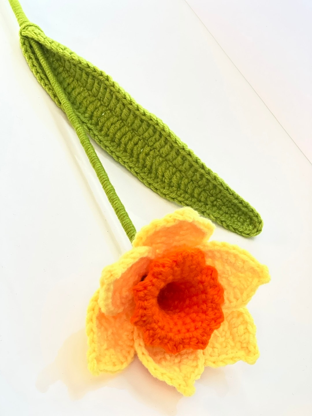 Crochet DAFFODIL Pattern PDF. Easy DIY Floral Craft Instructions and ...