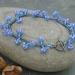 Forget Me Not Garland Bracelet, Blue Flower Bracelet, in Sapphire ...