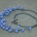 Forget Me Not Garland Necklace, Blue Flower Necklace, in Pale Blue ...