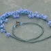 Forget Me Not Garland Necklace, Blue Flower Necklace, in Pale Blue ...