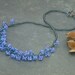 Forget Me Not Garland Necklace, Blue Flower Necklace, in Pale Blue ...
