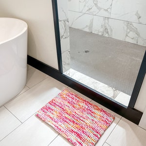 Bath Mat Crochet Pattern, Crochet Bath Rug Pattern, Crochet PDF Pattern ...