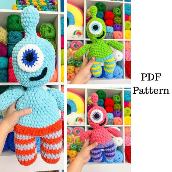 Alien Crochet Pattern Alien Crochet PDF Pattern Amigurumi - Etsy