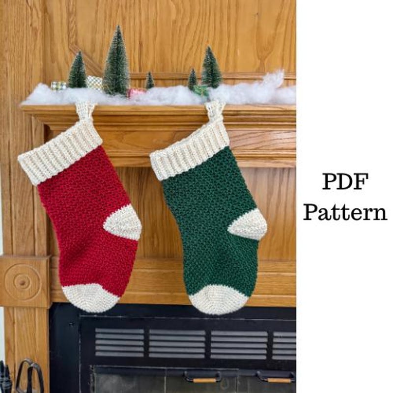Vintage Stocking Pattern - Etsy