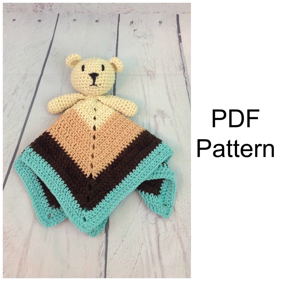 Baby Bear Lovey Crochet Pattern Baby Crochet Pattern Crochet - Etsy