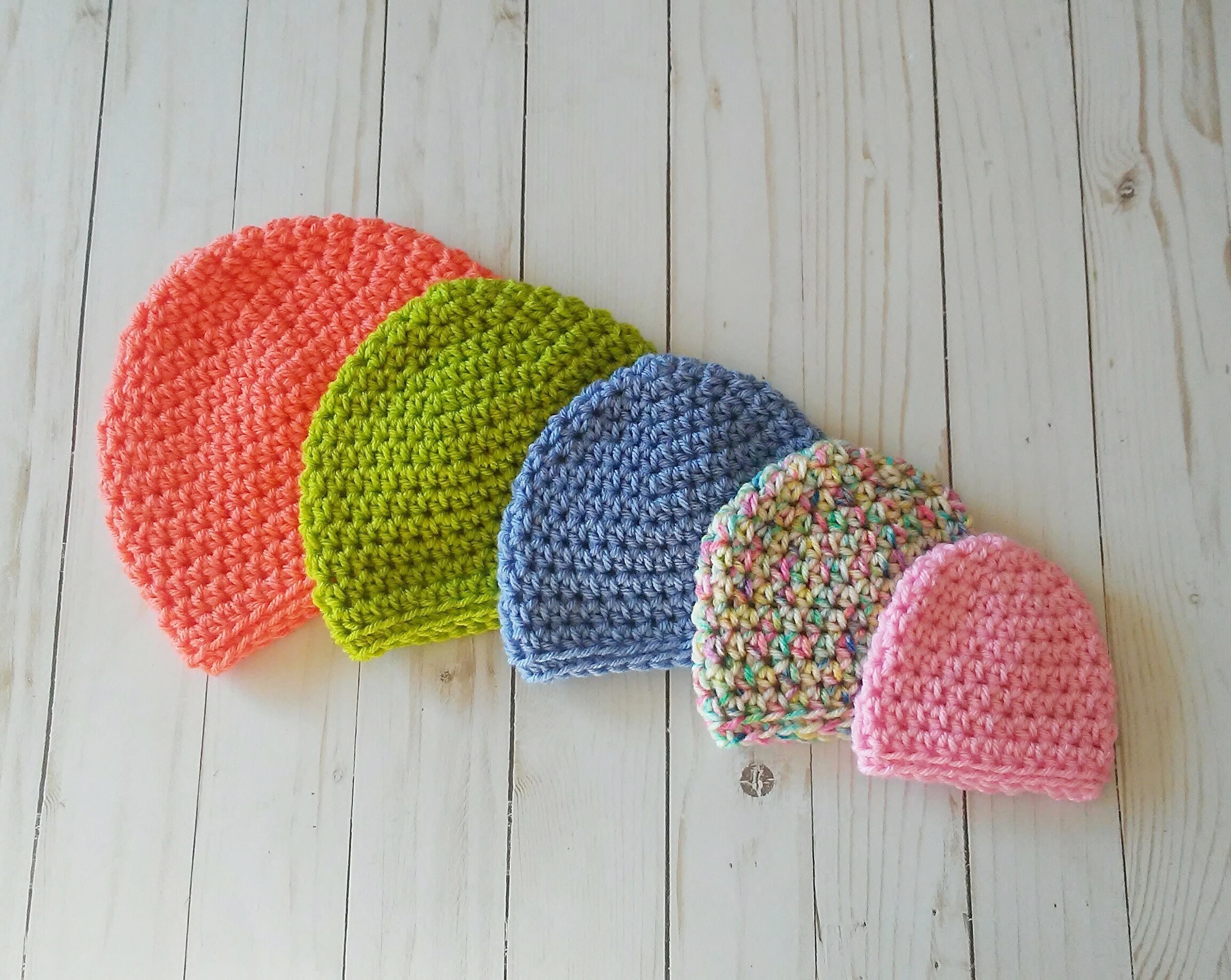 Simple Baby Hat Crochet Pattern Baby Crochet Pattern Crochet - Etsy