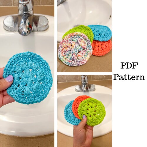 Face Scrubby Crochet Pattern Facial Scrubbies Pattern - Etsy