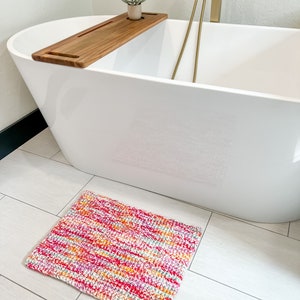 Bath Mat Crochet Pattern, Crochet Bath Rug Pattern, Crochet PDF Pattern ...