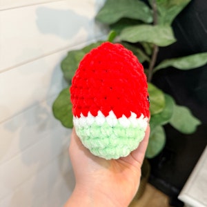 Watermelon Slice Crochet Pattern, Easy Plushie Pattern, Crochet PDF ...