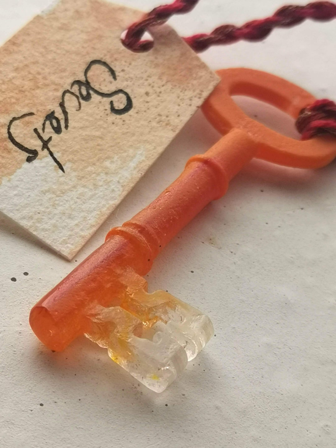 Fairy Tale Key. Glass Skeleton Key Ornament Perfect for 21st Birthday ...